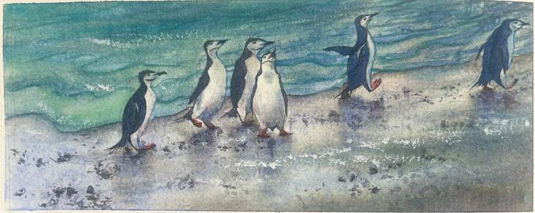 They are curious Painting by Kseniia Chuhunova | Saatchi Art