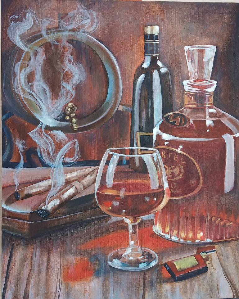 Male still life Painting by Daria Kasymova | Saatchi Art Australia