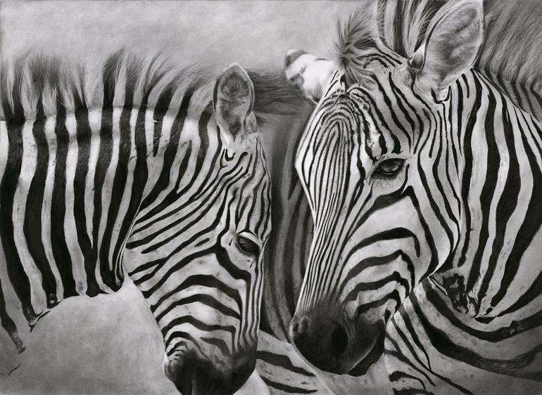 By Your Side Drawing by Matt Douglas | Saatchi Art