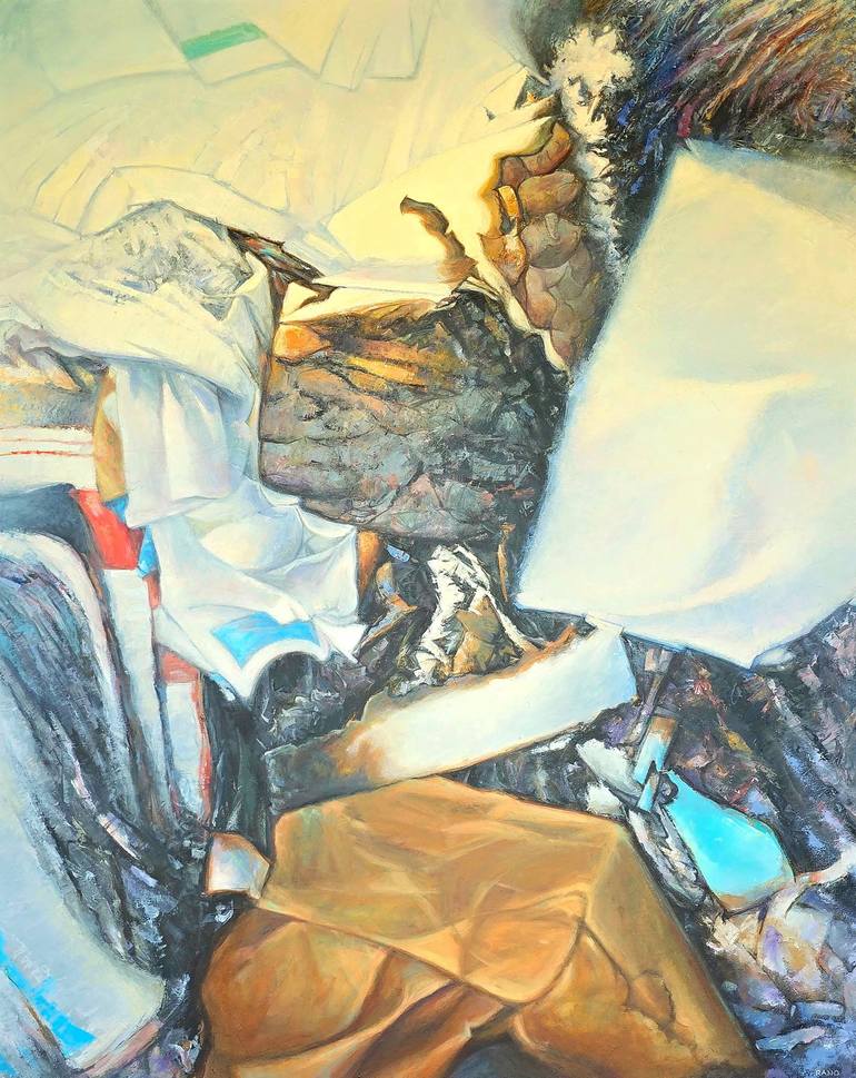 Burned Out Painting by Dennis Rano | Saatchi Art