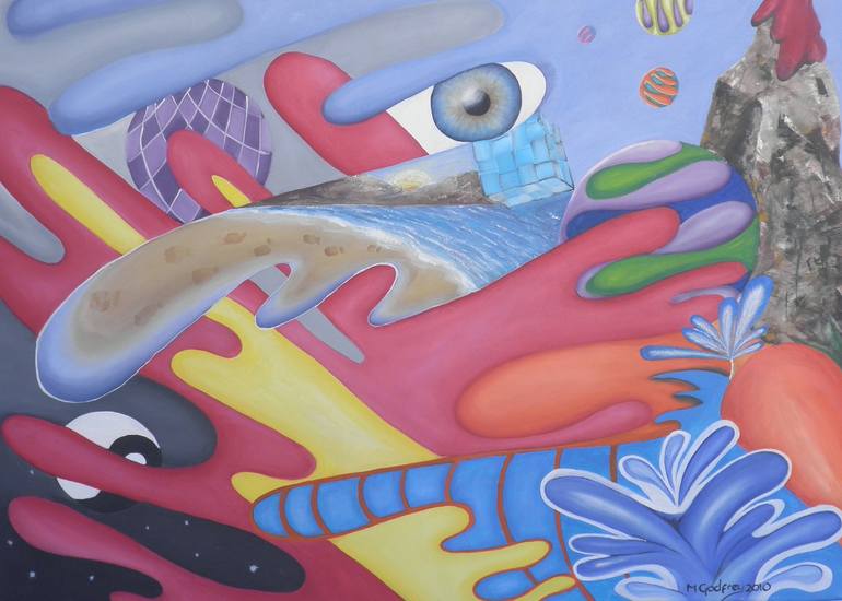 My world Painting by Mandy Godfrey | Saatchi Art