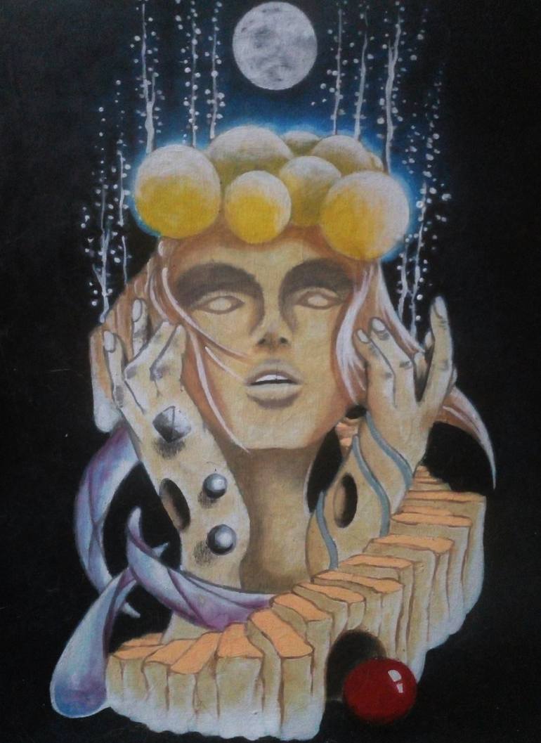 Magic Awakening Painting by Adolfo Del Puerto | Saatchi Art