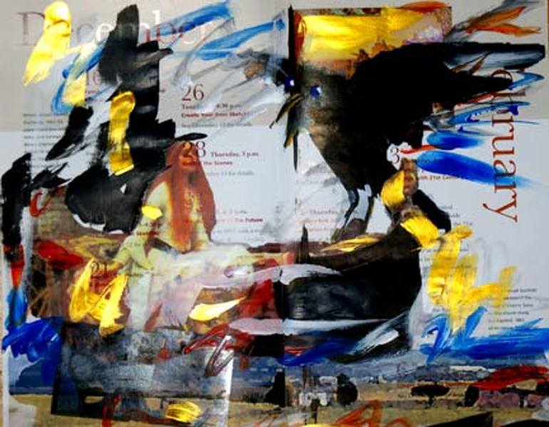Dreams SOLD Collage by Ruth Robertson | Saatchi Art