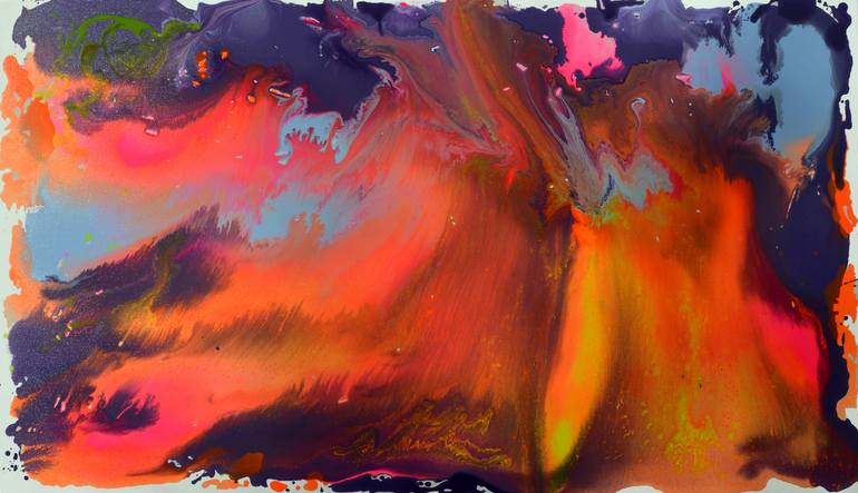 The Red Desert Painting by Yelena Revis | Saatchi Art