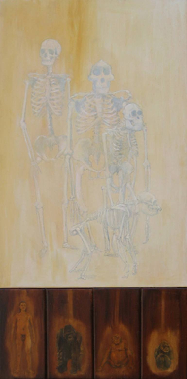 Bones Painting by Andrew Pinder | Saatchi Art