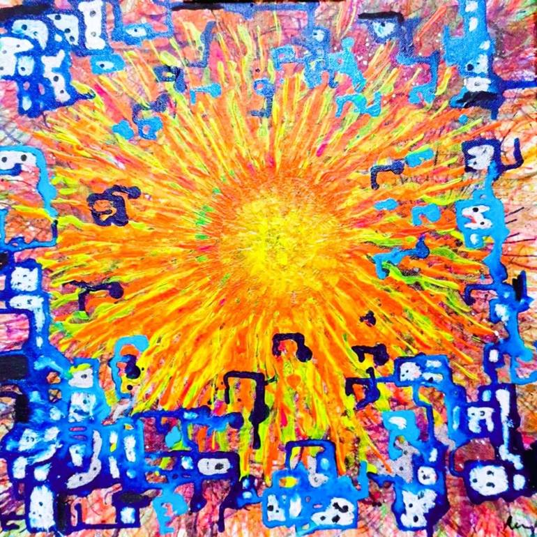 Global warming Painting by Radostina Dimova | Saatchi Art