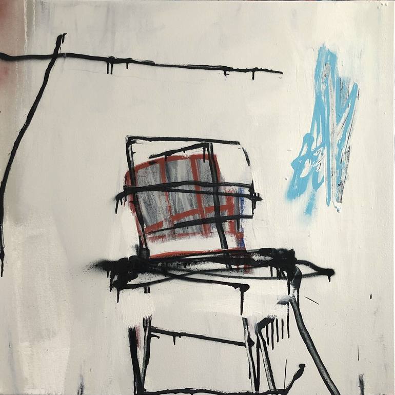 Red right hand Painting by Tim Fawcett | Saatchi Art