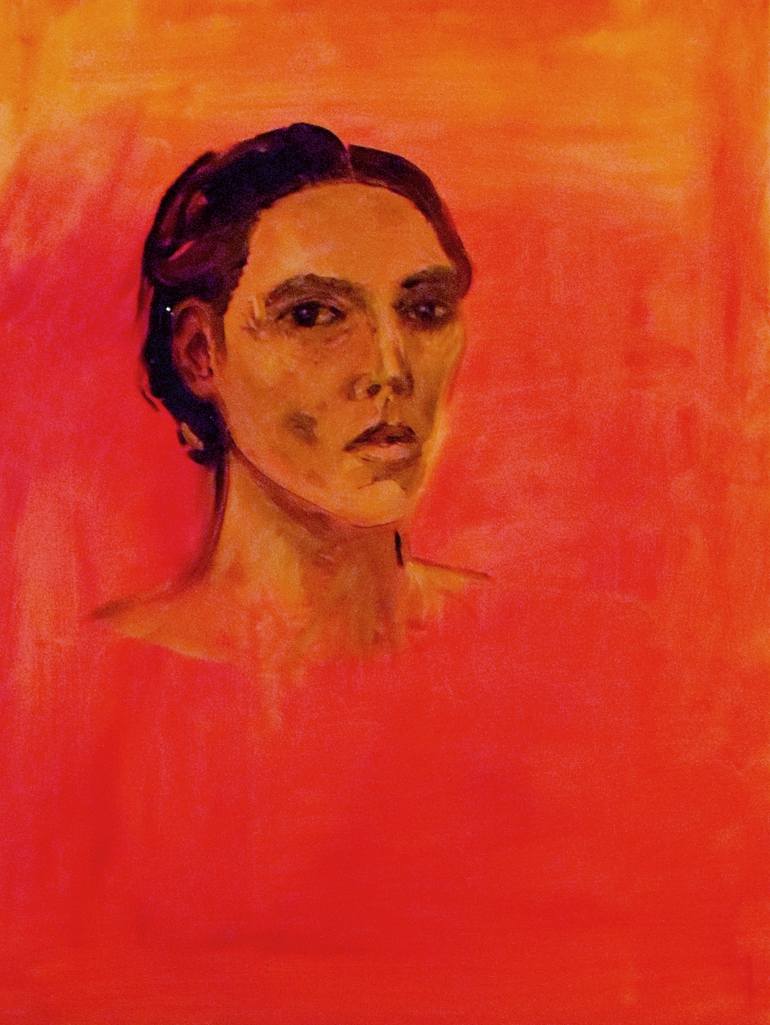 self portrait Painting by Serena Nono | Saatchi Art