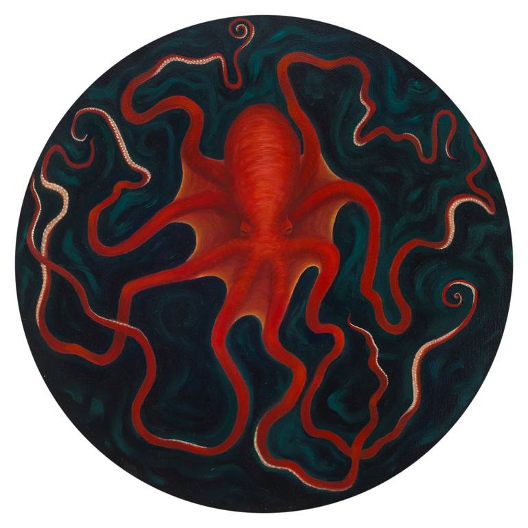 The Octopus Painting by Ella Prewitt | Saatchi Art