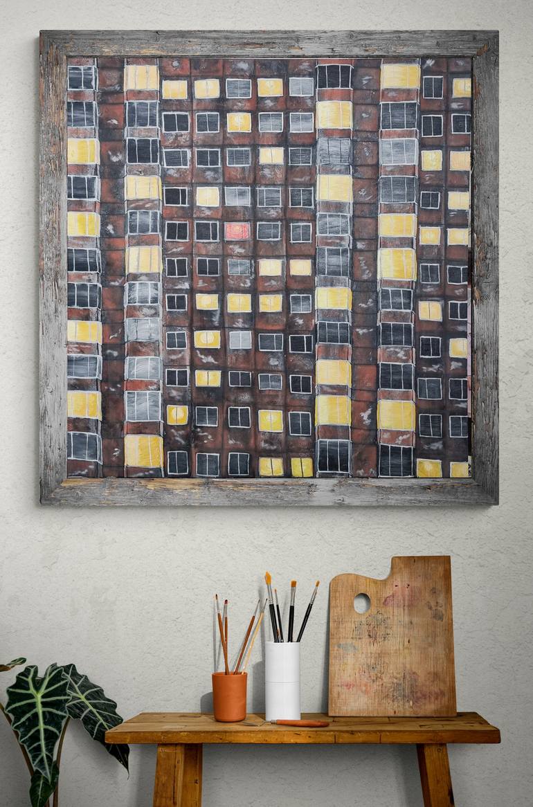 The Block Painting by Migle Bendaraviciute-Bobocea | Saatchi Art