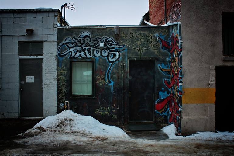 Back Alley Tattoos Photography by Michael Riediger | Saatchi Art