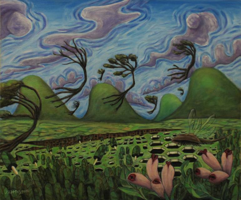 Weird Field Painting by Joery Campos | Saatchi Art United Kingdom