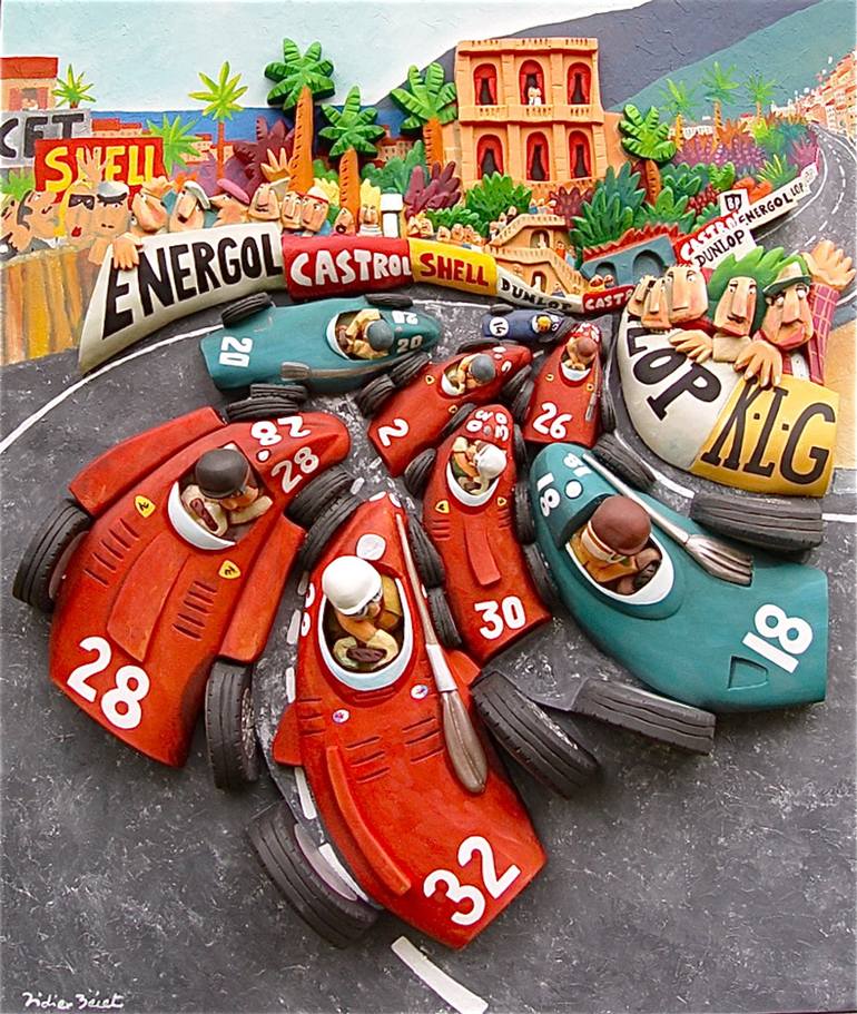 Monaco 1957 Painting by Didier Becet | Saatchi Art