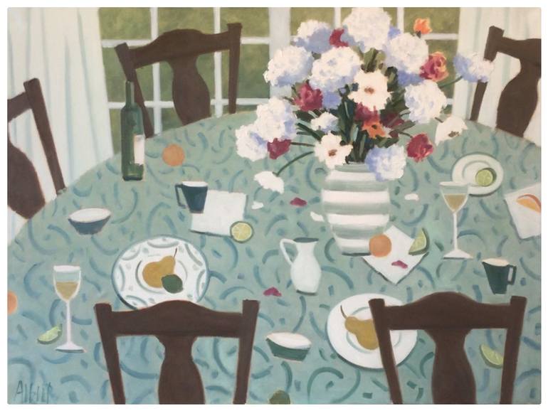 Fiddle Backs Painting by Jane Dangelo | Saatchi Art