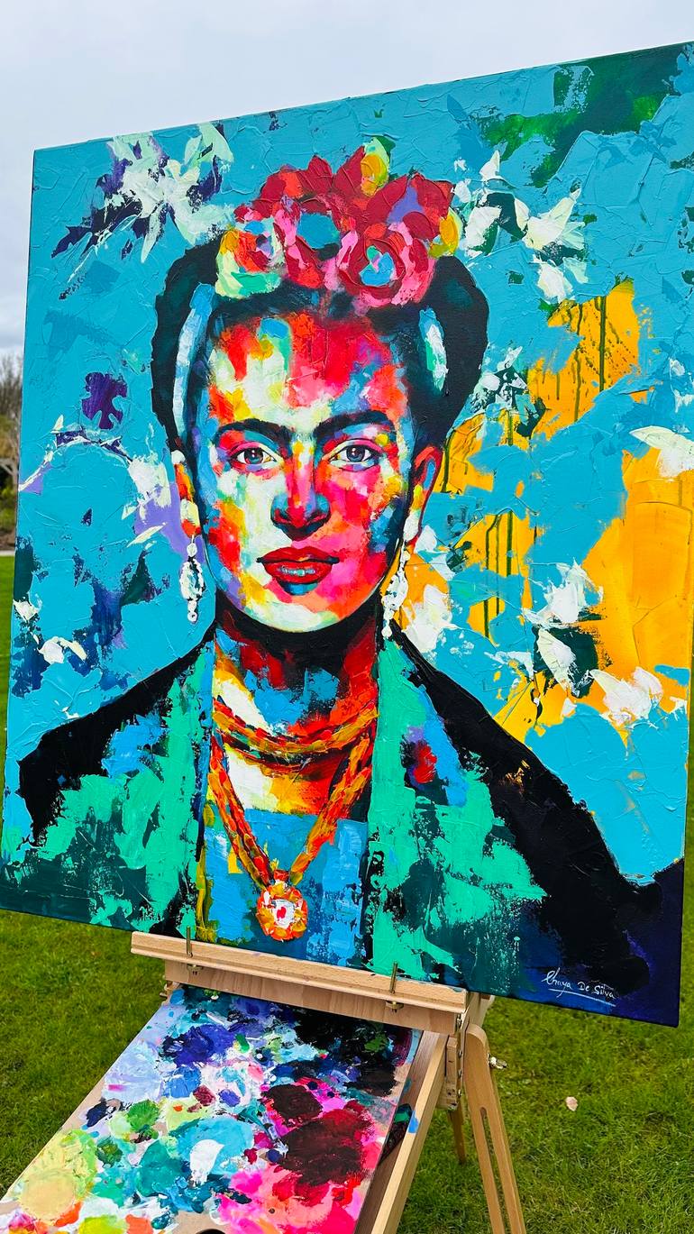 Frida Kahlo Painting by Chaya De Silva | Saatchi Art