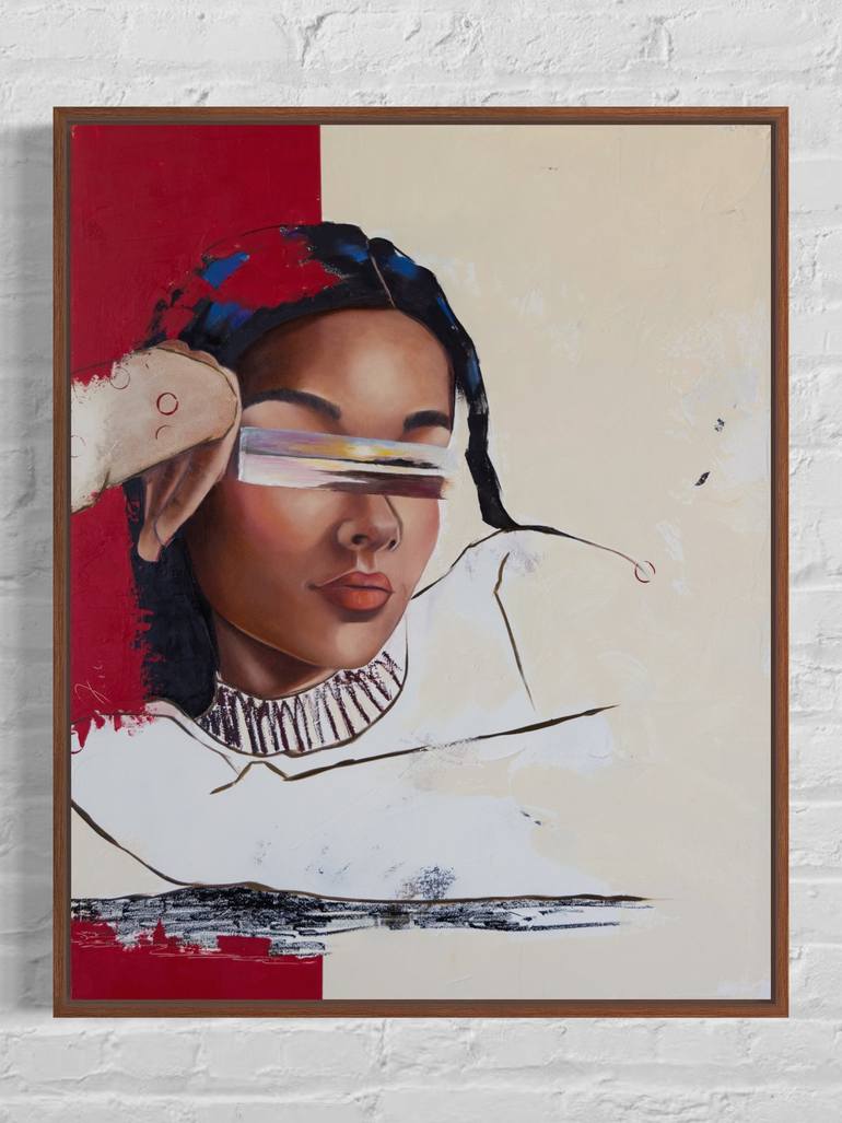 STILLNESS IS THE KEY Painting by Purvi Shah | Saatchi Art