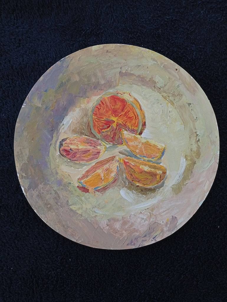 Orange Painting by Dilyara Moldabekova | Saatchi Art