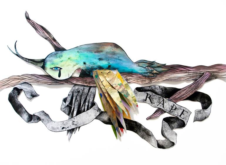 RAPE by FEVER Drawing by Katarzyna Rogowicz | Saatchi Art