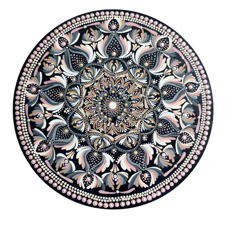 Tuscany Mandala Painting by Kristen Savoy | Saatchi Art