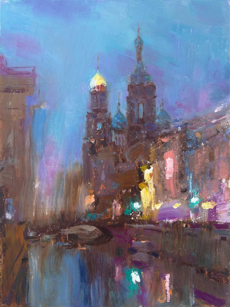 Twilight Reverie Painting by Yelena Ipatko | Saatchi Art