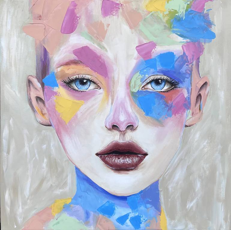 Soul in Colors – Portrait of the Inner World Painting by Iryna Effert ...