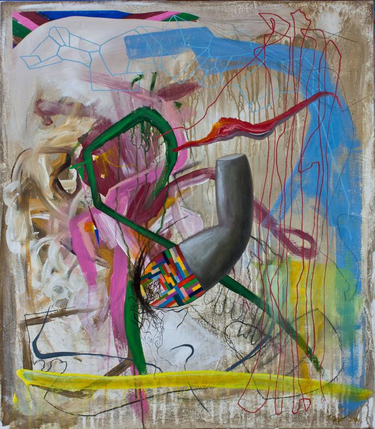 Ferocious form in transit Painting by Detlef Gotzens | Saatchi Art