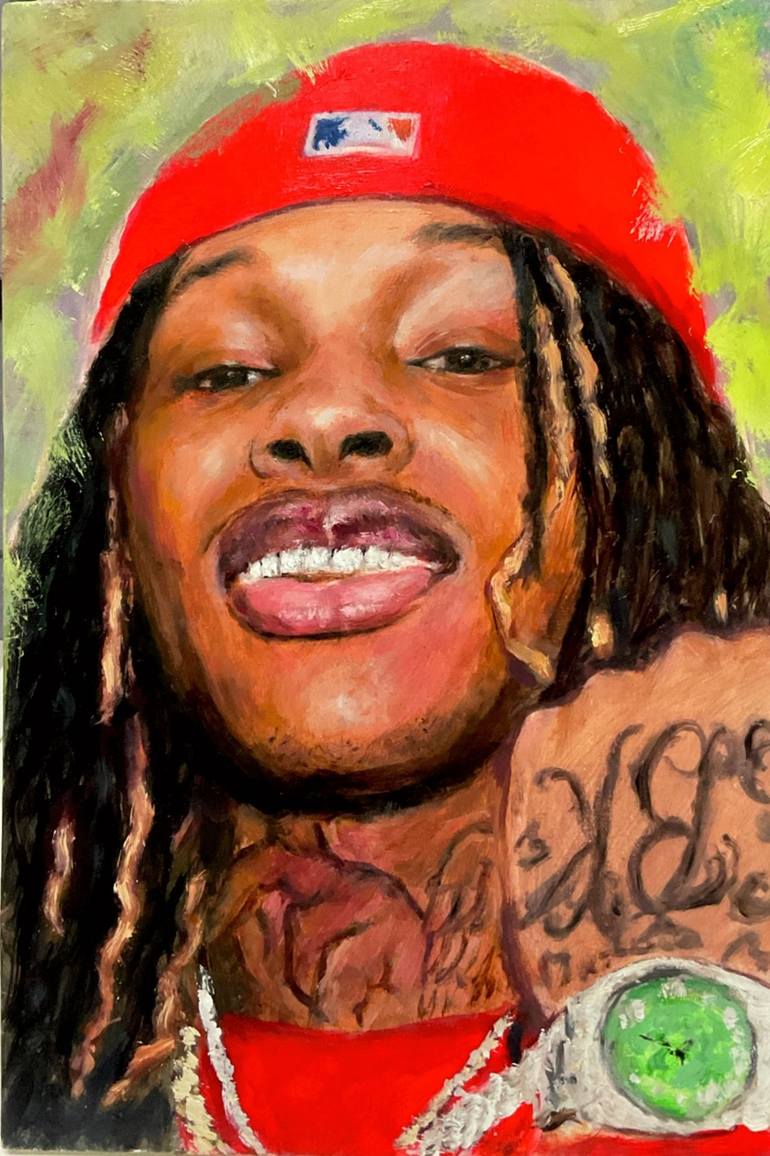 King Von Painting by Joan Salvador | Saatchi Art