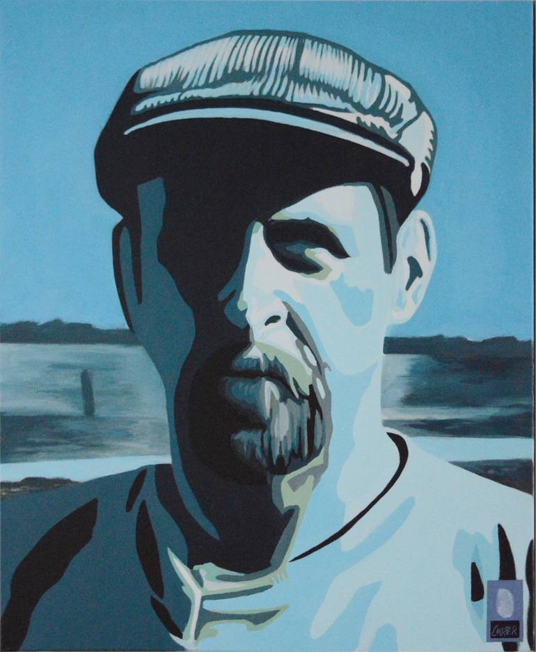 Charles, portrait 2 Painting by Gordon Carter | Saatchi Art