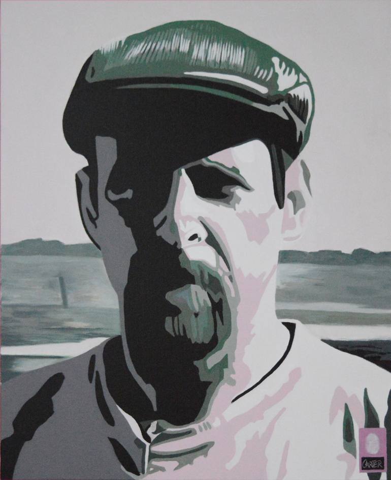 Charles, Portrait 1 Painting by Gordon Carter | Saatchi Art