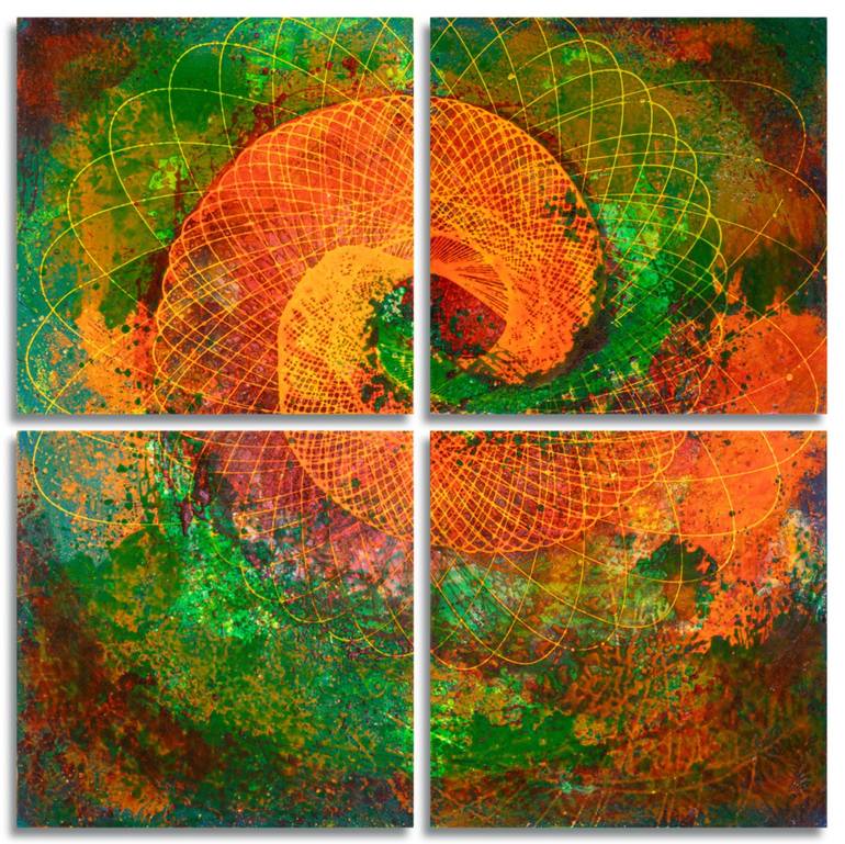 Solar Labyrinth Painting by Stephan Lemay | Saatchi Art