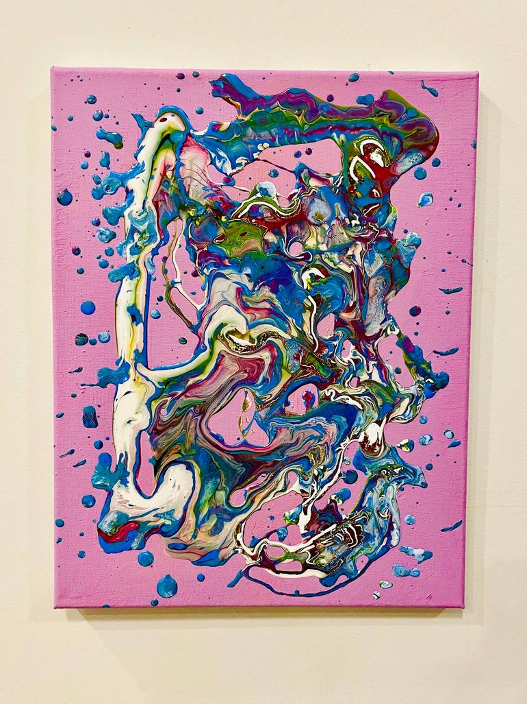 Blurred Borders Painting by Anosha N | Saatchi Art