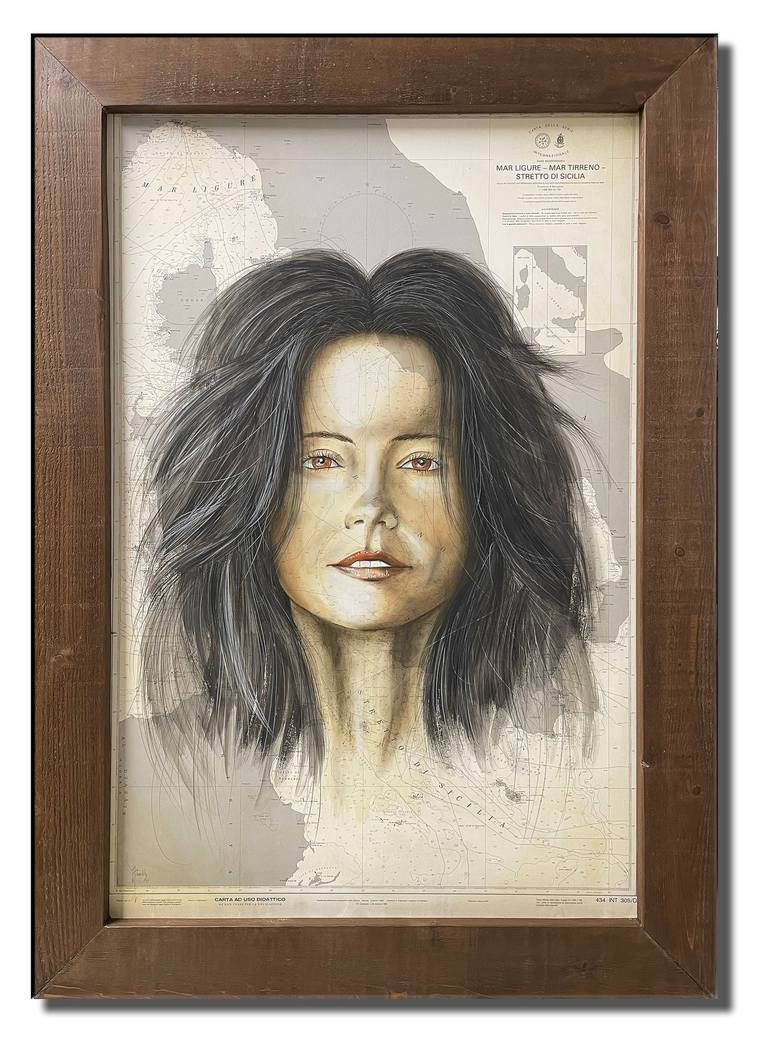 Partenope Painting by Antonio Fanelli | Saatchi Art