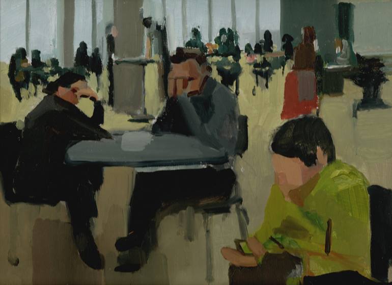 Art Center Painting by Lea Alexander | Saatchi Art