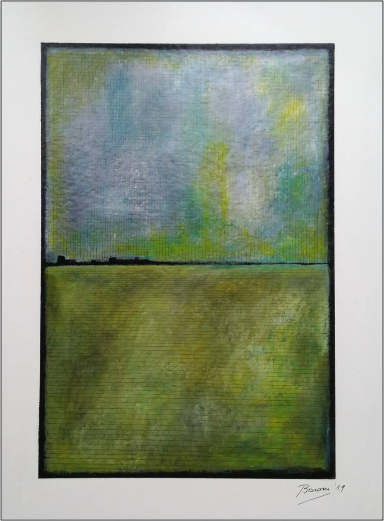 In Lontananza... Nascita della Città Painting by Giuseppe Baroni ...