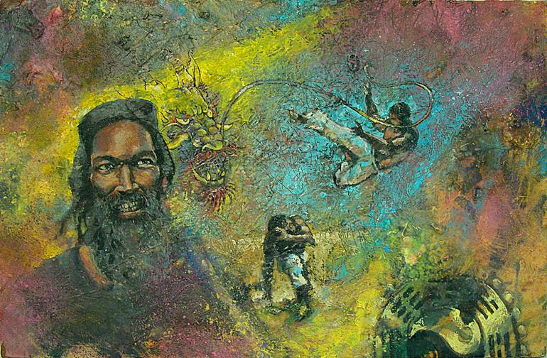 Portrait of Roberto Sharpe Painting by Greg Smirnov | Saatchi Art