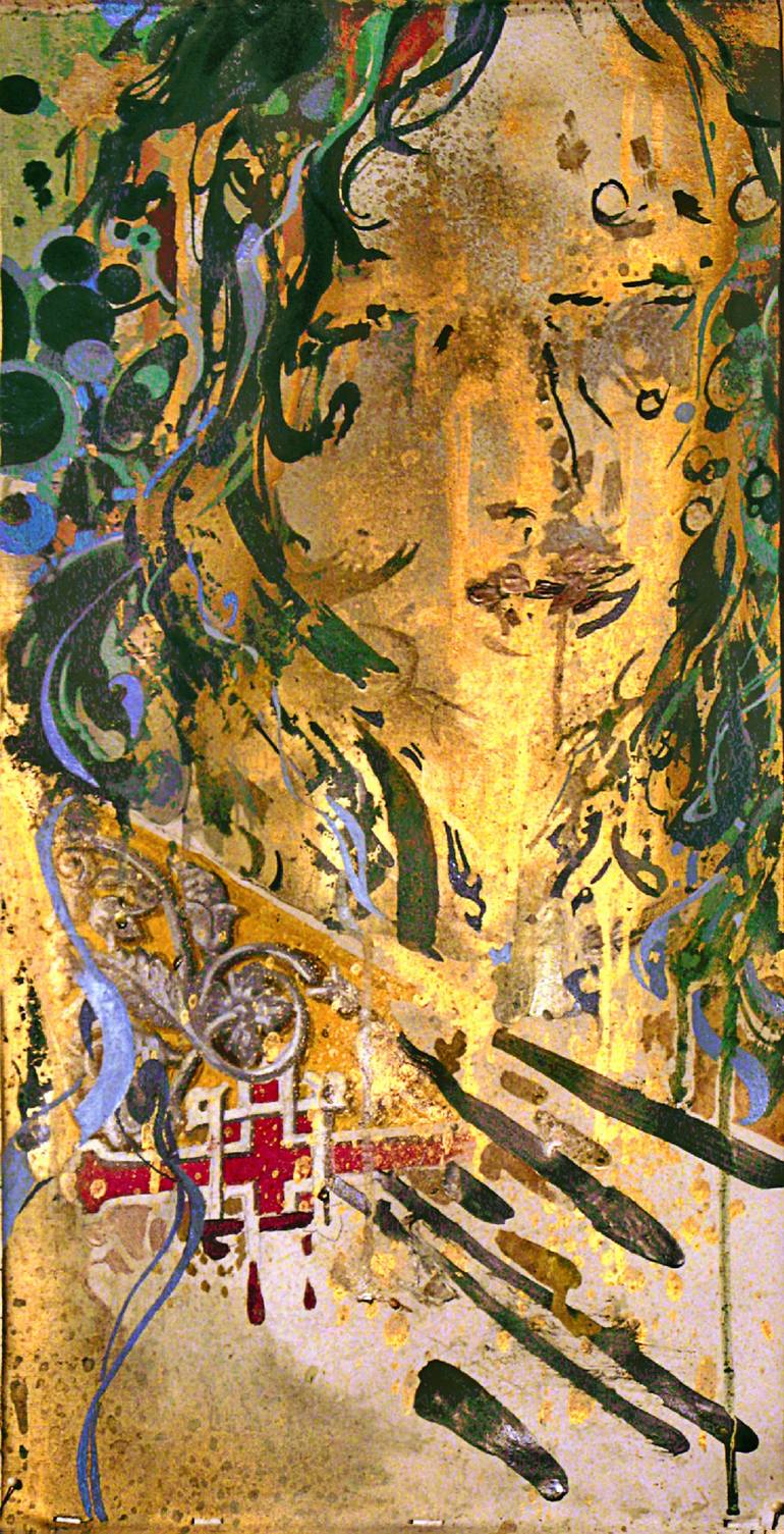 Abstract portrait Painting by Greg Smirnov | Saatchi Art