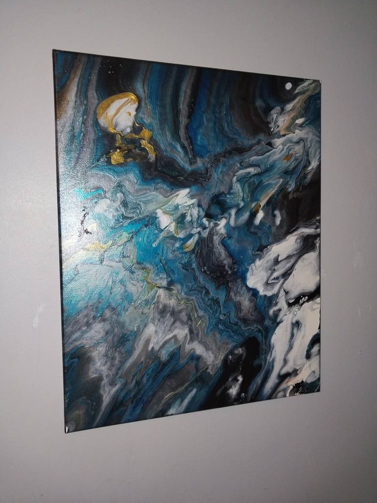 Mystic Blue Painting by Matthew Groce | Saatchi Art