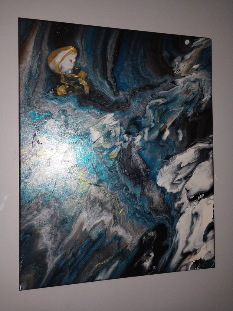 Mystic Blue Painting by Matthew Groce | Saatchi Art