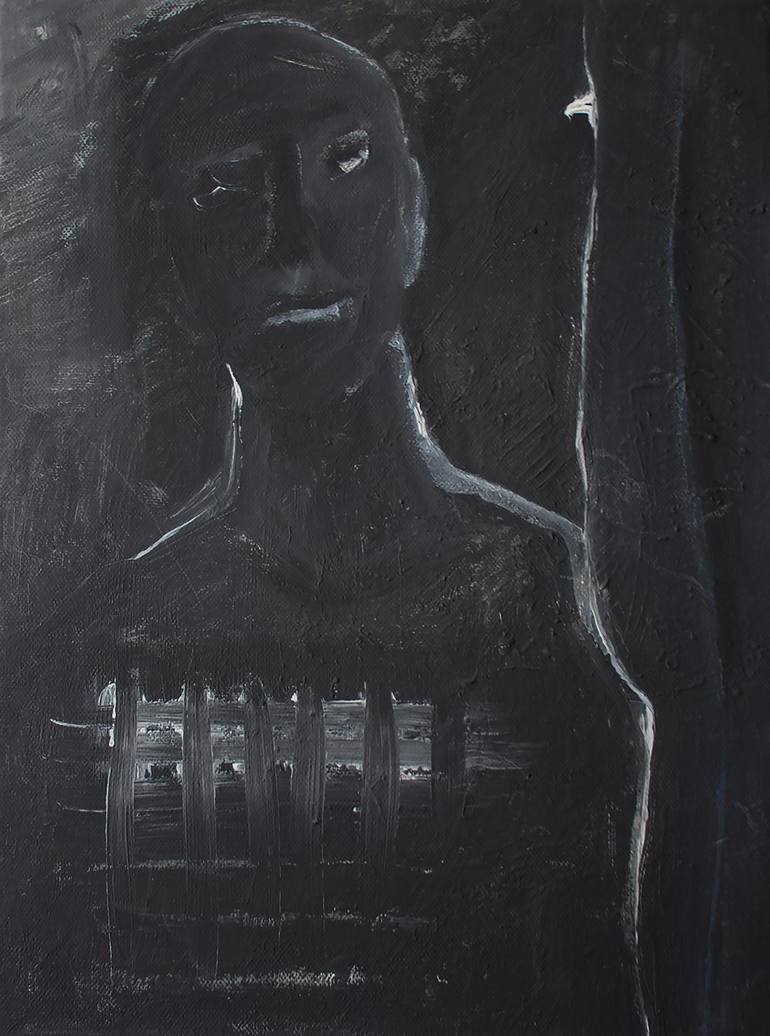 Portrait Painting by Charles Kuzmanovic | Saatchi Art