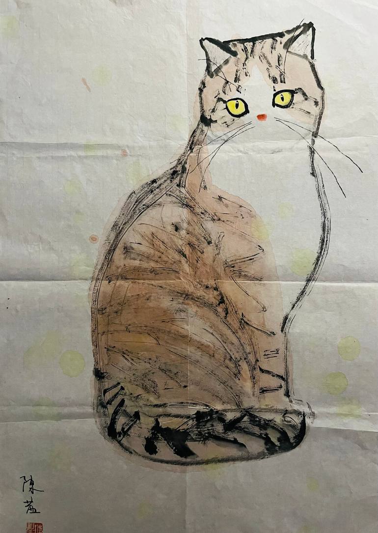 Just a Look Painting by Sienna Chen | Saatchi Art