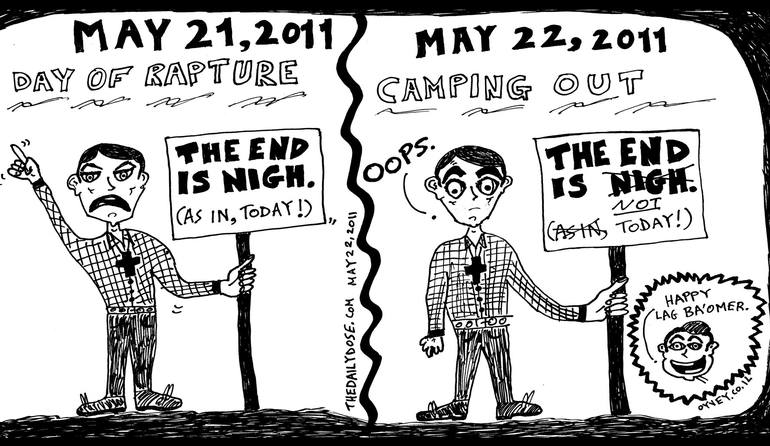 Day of Rapture epic FAIL Drawing by Yasha Harari | Saatchi Art