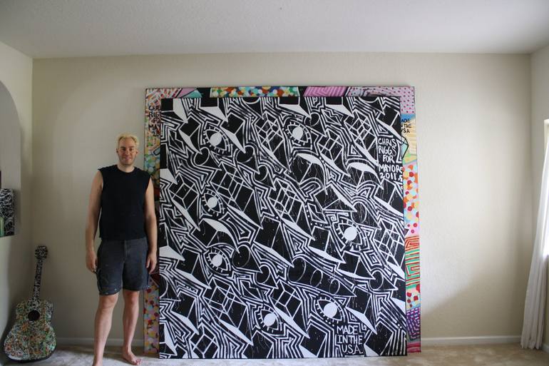 BLACK AND WHITE 2011 #1 Painting by Chris Riggs | Saatchi Art