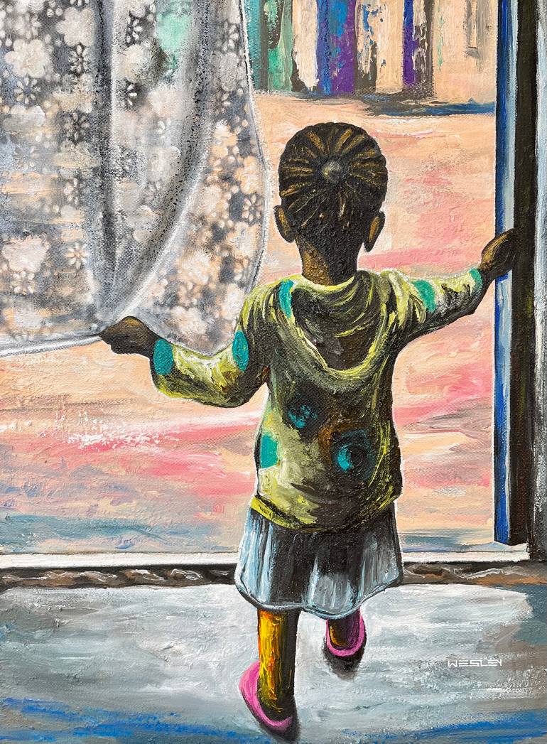The exit Painting by Wesley Osoro | Saatchi Art