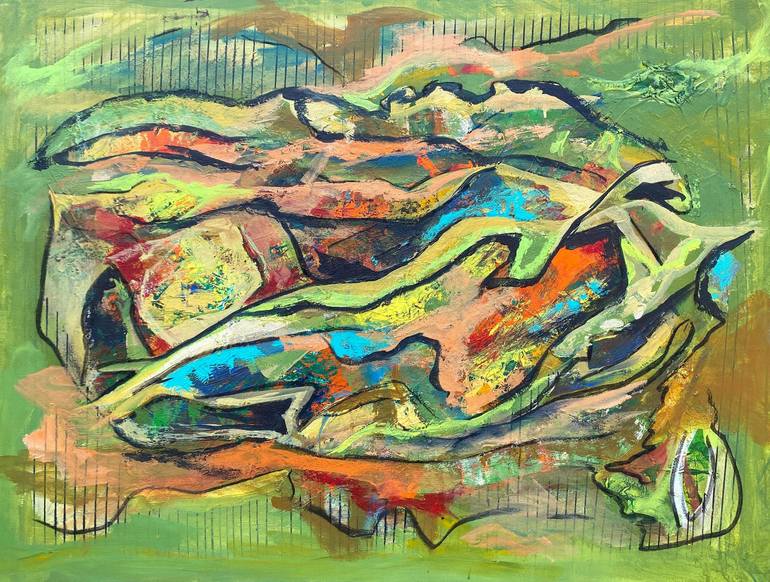 Copy of Human creative structure Painting by Rahul Nyk Art | Saatchi Art
