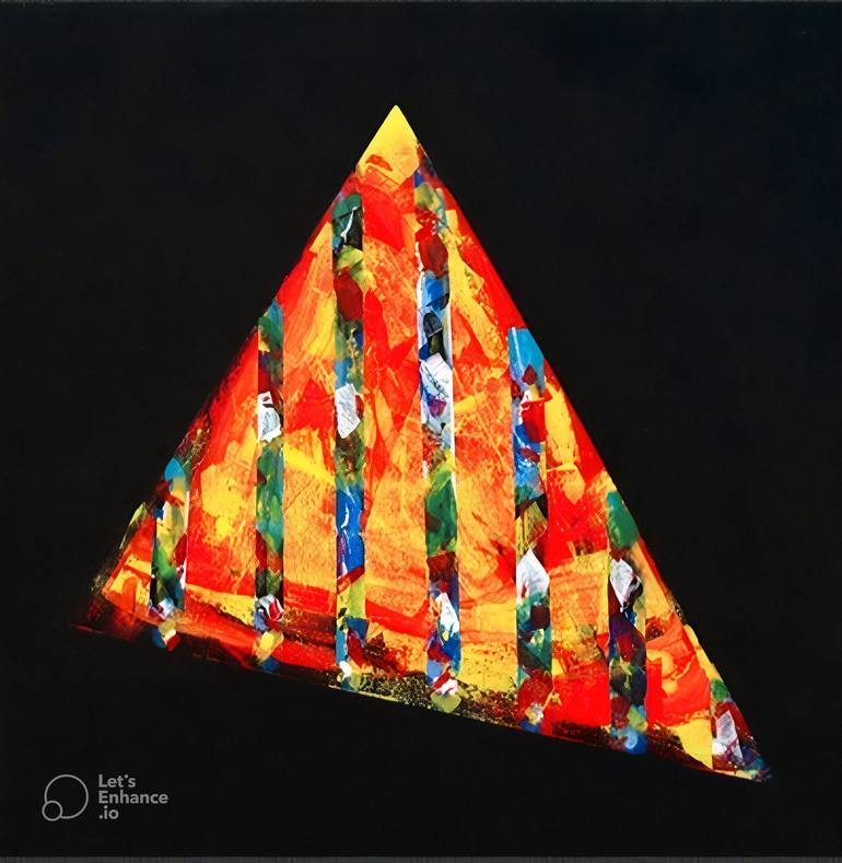 Pyramid of colors Painting by David Galoob | Saatchi Art