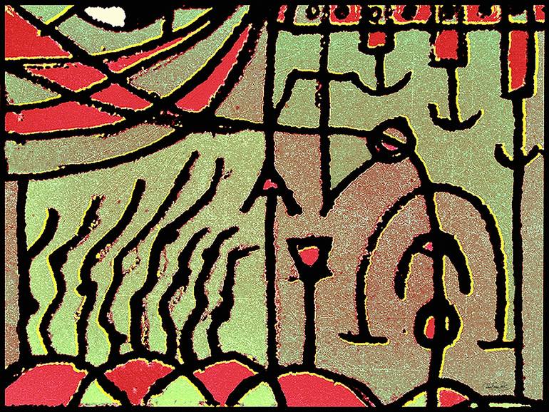 Primitive Symbols Painting by Daniel Ferreira-Leites Ciccarino ...