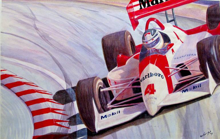 RICK MEARS CORKSCREW Laguna Seca Vintage INDY Car Racing VANCAS ...