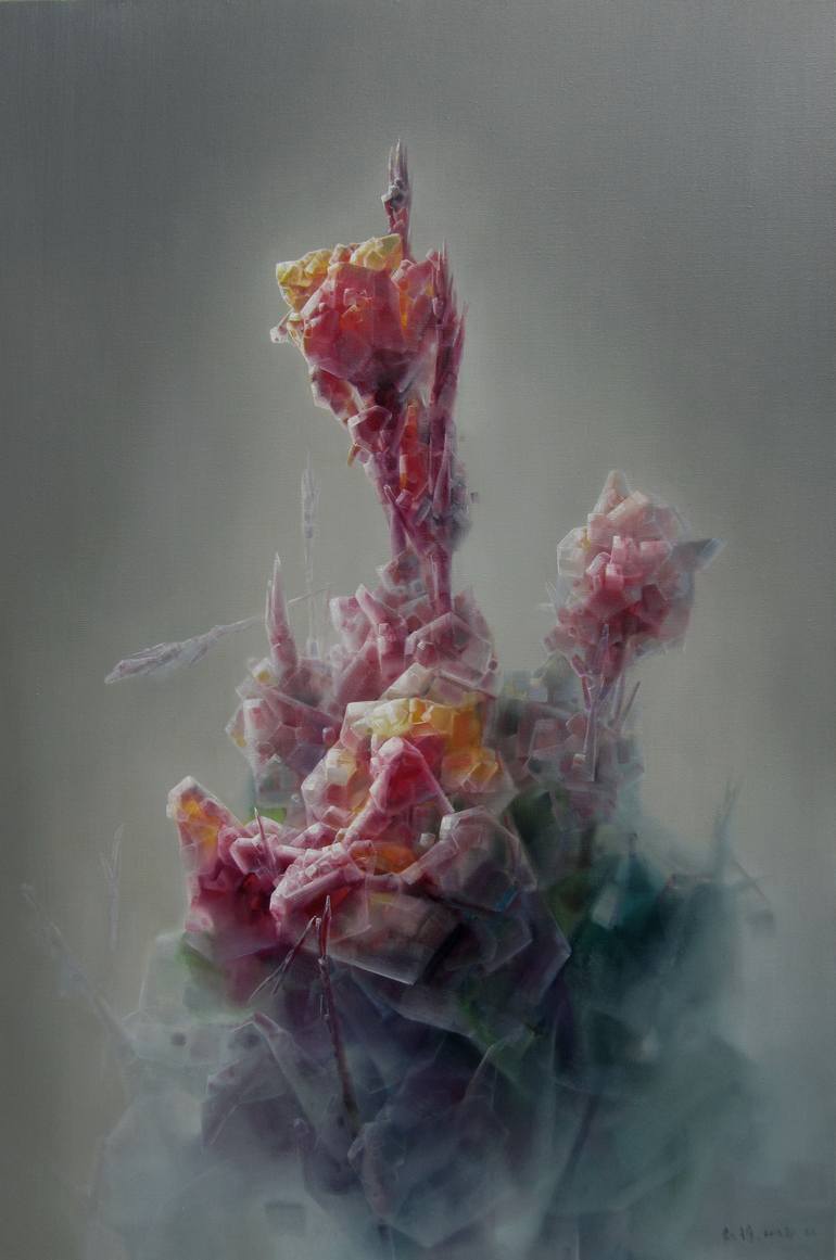 Crystallization force - Canna NO.1 Painting by Jianfeng CHEN | Saatchi Art