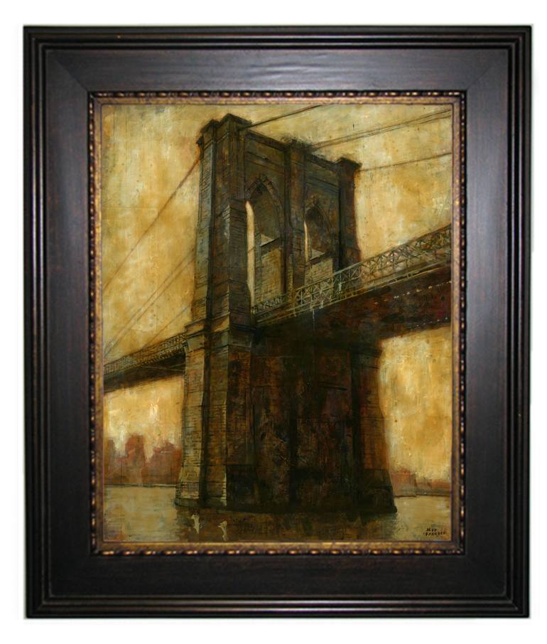 Brooklyn Bridge Painting by Jeff Faerber | Saatchi Art