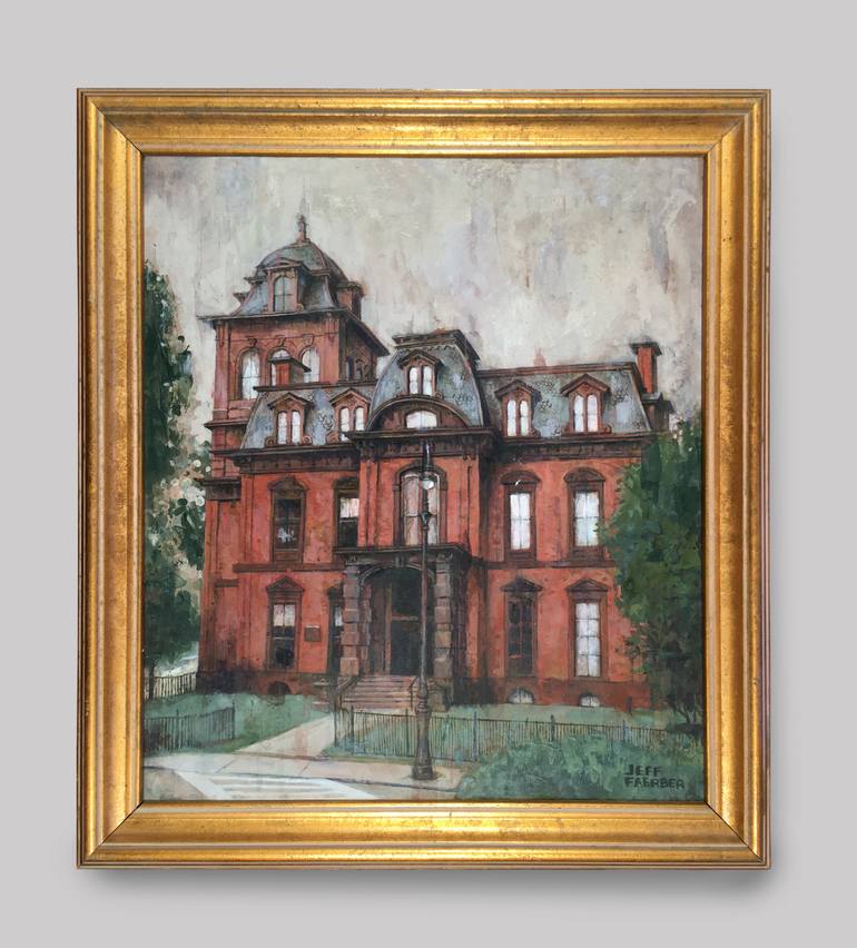 North Adams Library Painting by Jeff Faerber | Saatchi Art